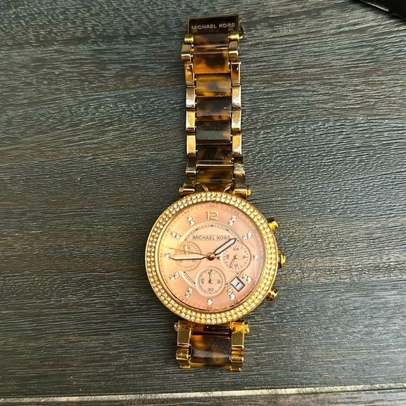 Michael Kors | Accessories | Rose Gold And Turtle Shell Michael Kors ...